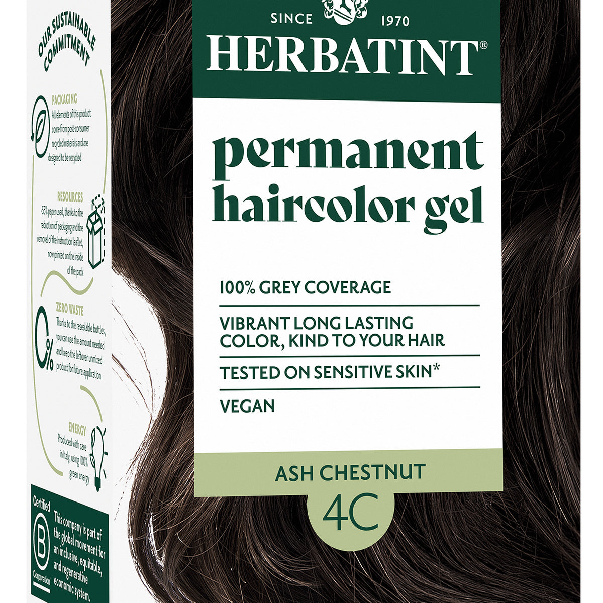 Herbatint Permanent Hair Colour 4C Ash Chestnut - Up to 34% Off ...