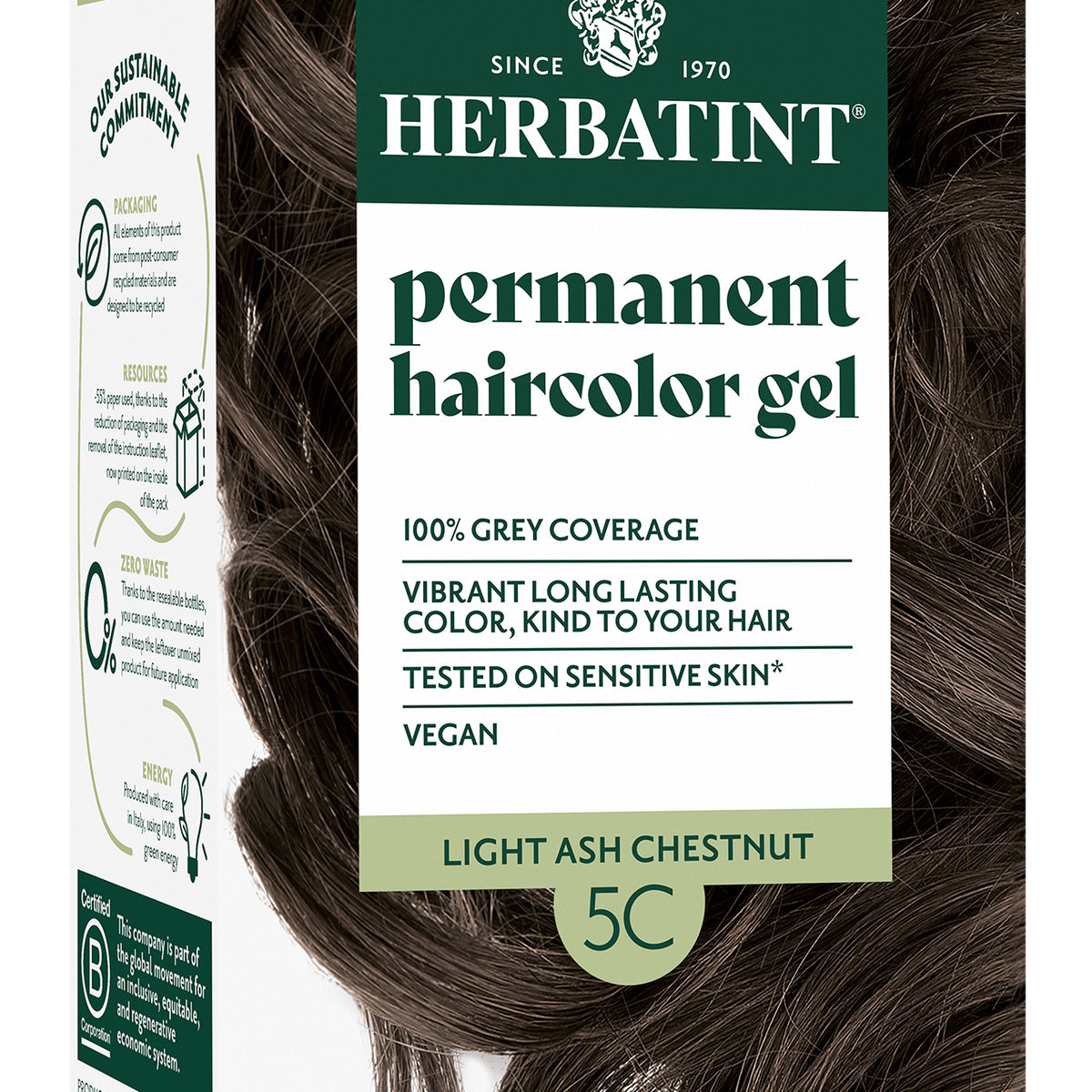 Herbatint Permanent Hair Colour 5C Light Ash Chestnut - Up to 34% Off ...